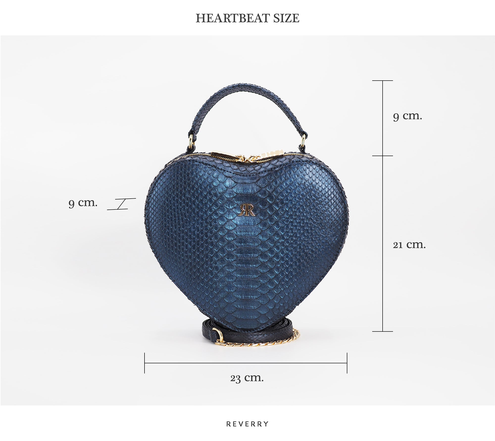 HEARTBEAT PYTHON METALLIC BLUE – REVERRY